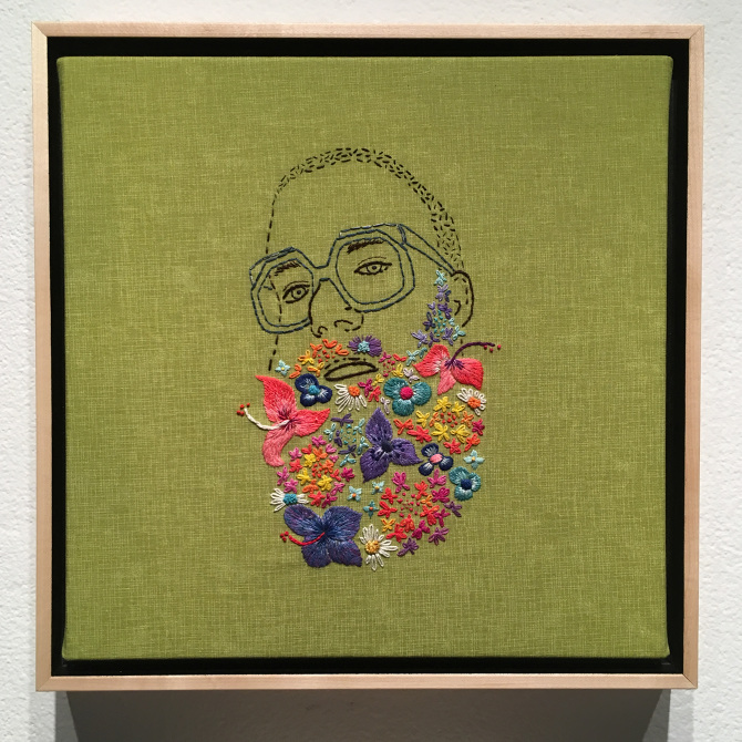 Flower Beards - Rebecca Levi Art