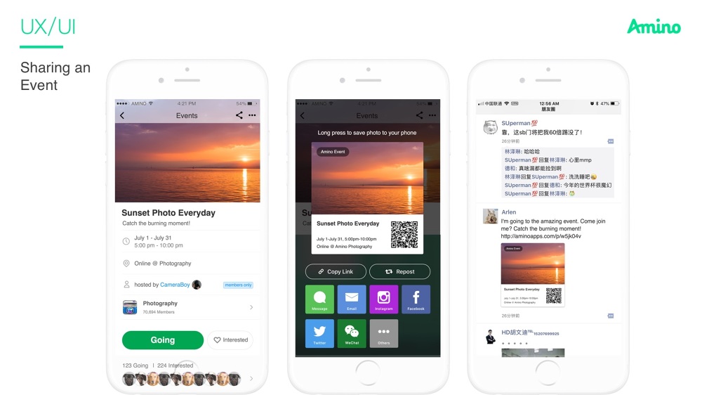 Amino Events (a practice) - zhoulailai
