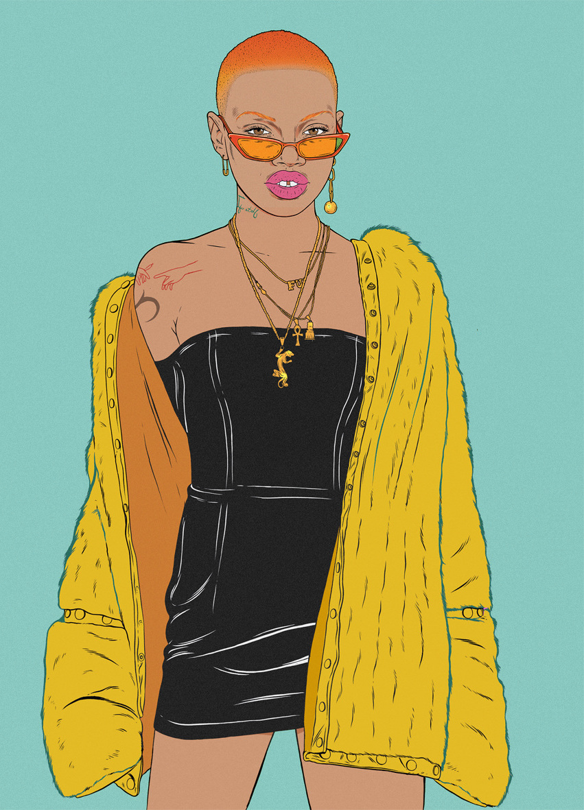 Stylist Portraits - Louise Zergaeng Pomeroy: Illustration