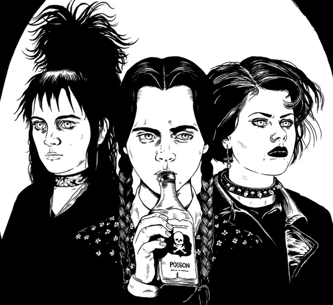 Lydia, Wednesday, Nancy - Louise Zergaeng Pomeroy: Illustration