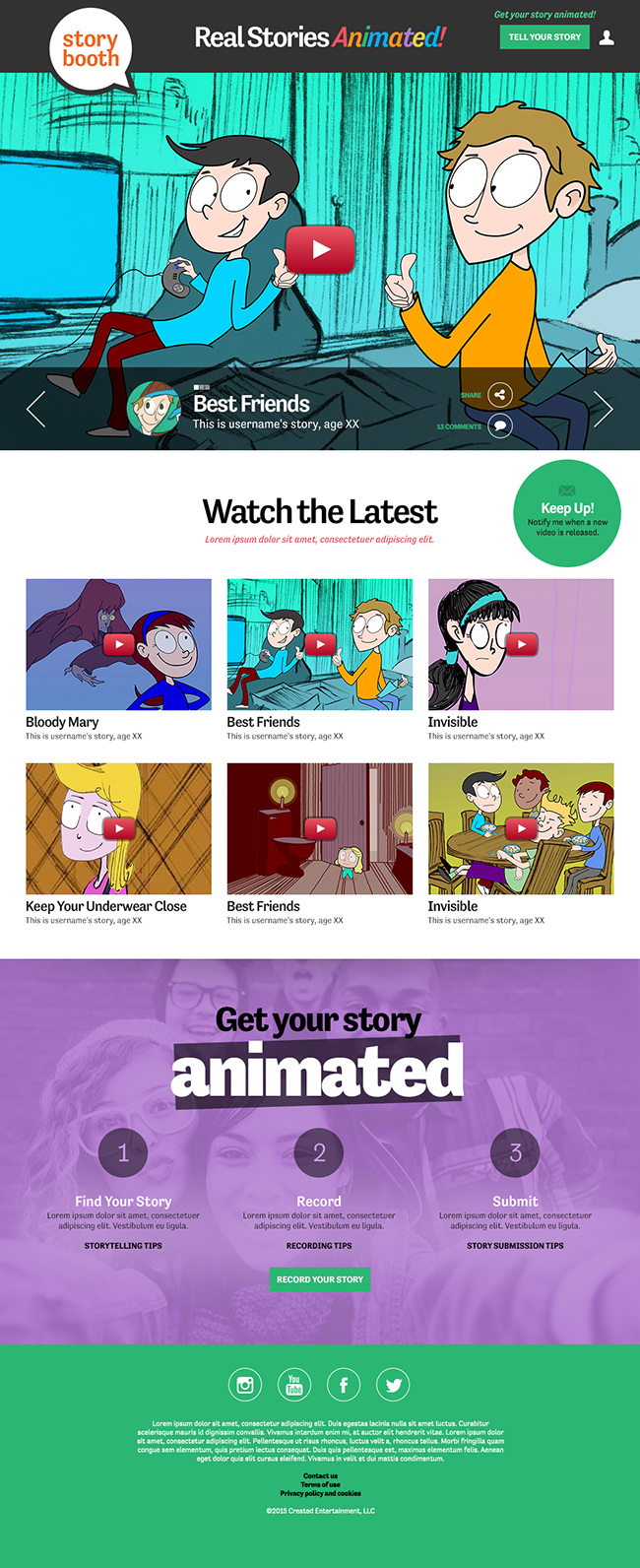 Storybooth - gregsteindesign.com