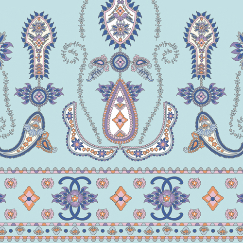 Paisley Totem Border - Sophia Baker