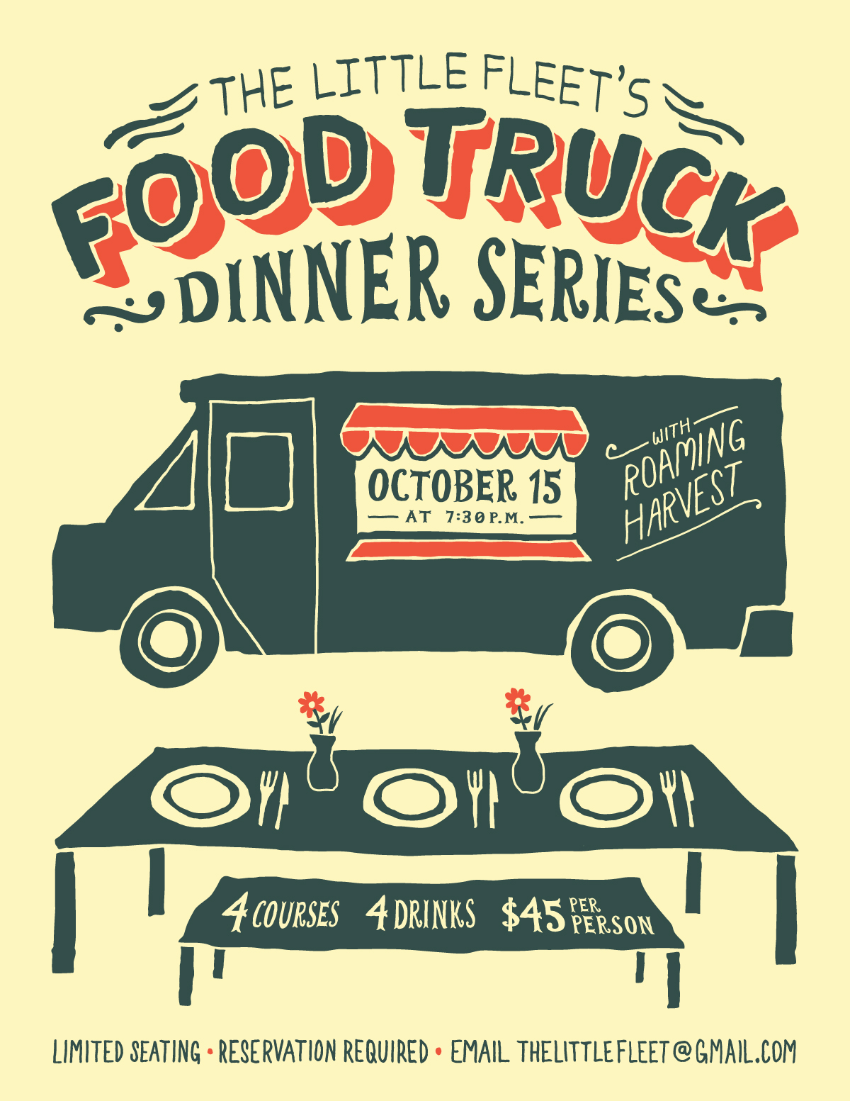 TLF Food Truck Dinner Posters - Jordan Dale Young