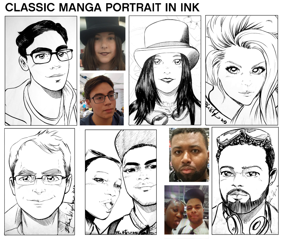 YOU AS A MANGA CHARACTER! MANGA PORTRAITS! - elenavitagliano