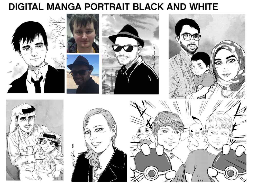 YOU AS A MANGA CHARACTER! MANGA PORTRAITS! - elenavitagliano