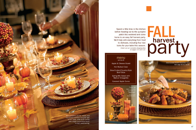 Wegmans Menu Magazine - Yvonne Crandall / AD / Designer