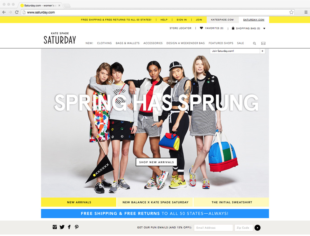 Kate Spade Saturday / Spring 15 Campaign - Lauren Tamaki