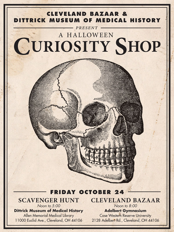 Curiosity Shop Poster - Aaron Flowers - Graphic Designer