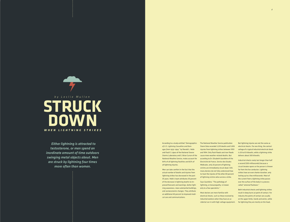 Lightning Infographic - The Portfolio of John Bjerke