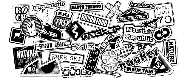 Salomon Sticker Print - Jen Kowal Design