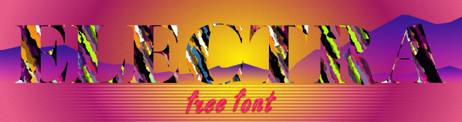 Electra Free Font - yaisalinas