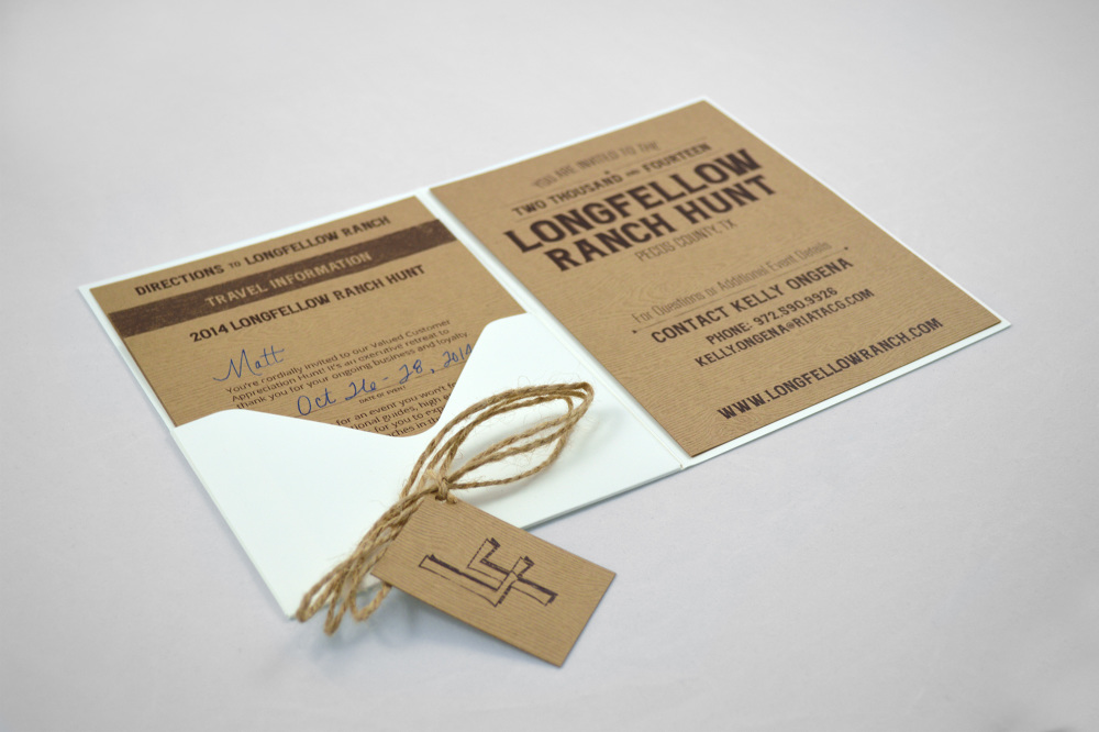 Longfellow Ranch 2014 Hunt Invitation - Aaron Martin