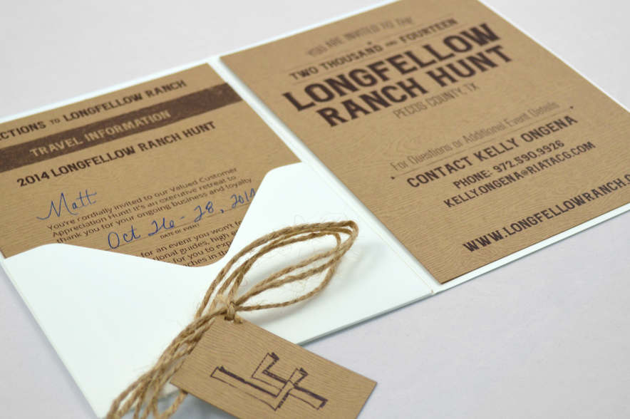 Longfellow Ranch 2014 Hunt Invitation - Aaron Martin