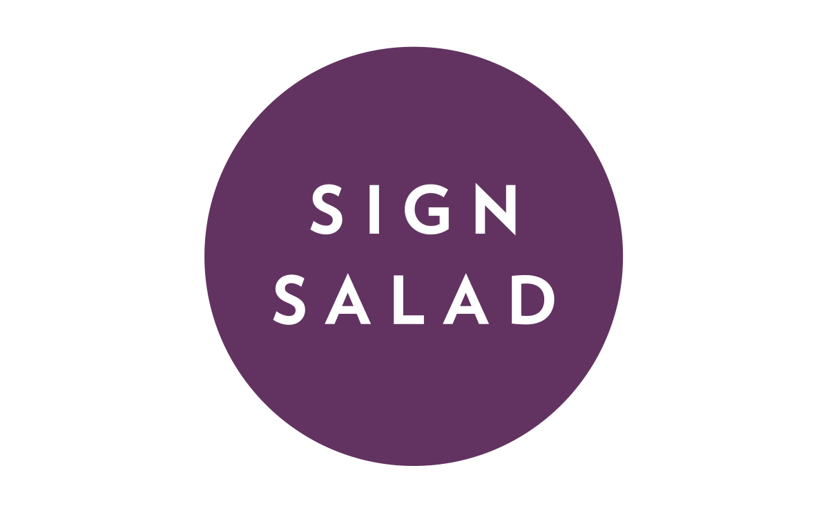 Sign Salad - Lee Scott - Brand Identity Specialist