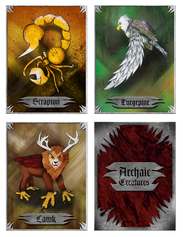 Monster Cards - Archaic Creatures - Jairam Imperial
