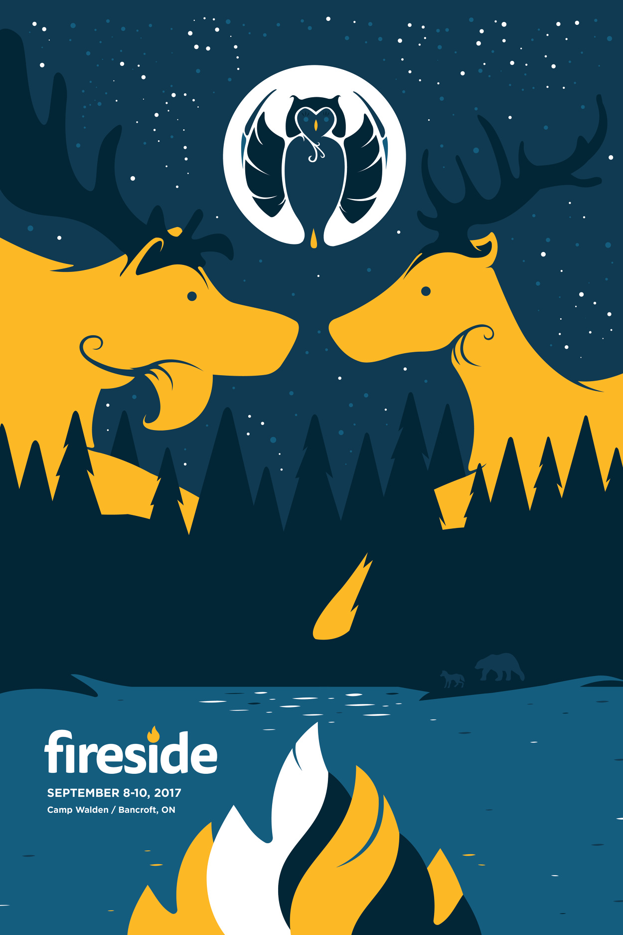 Fireside Conference Commemmorative Poster - Mélanie Kimmett | Designer ...