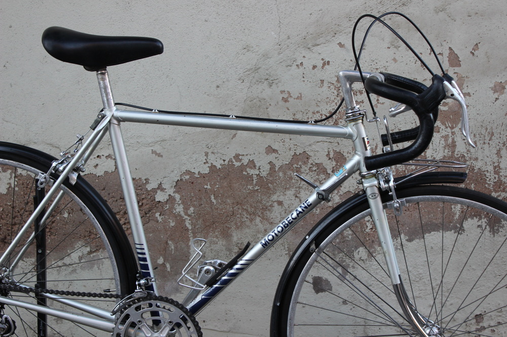 Vélo de Course Vintage Motobecane Gris - la grange aux vélos