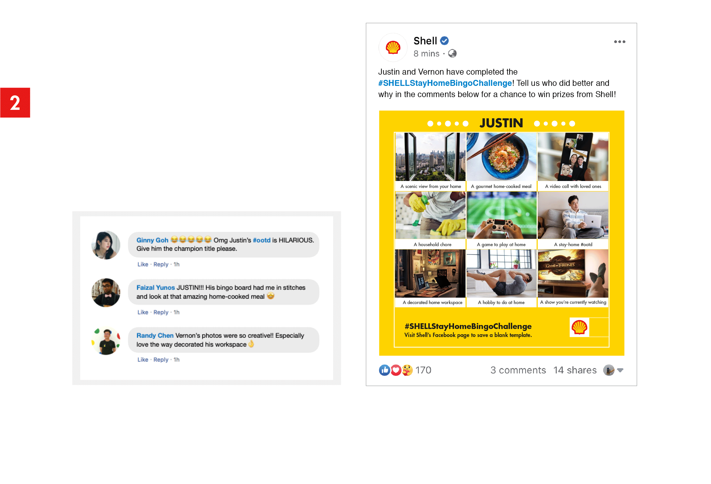 Shell - Stay Home Bingo Challenge - Tay Kok Wei's works