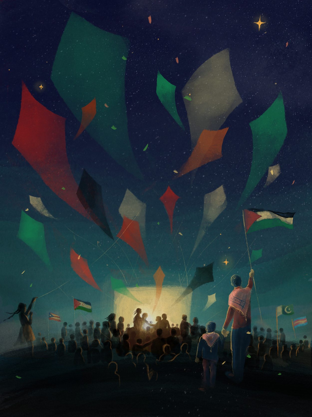 A Peoples Night of Poetry and Song for Palestine - Jess X Snow