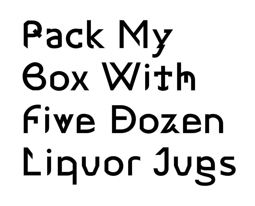 Continuum Font - Paweł Adamek Graphic Design