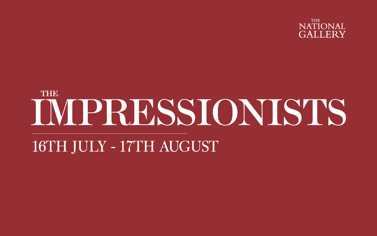 National Gallery: The Impressionists - Paweł Adamek Graphic Design