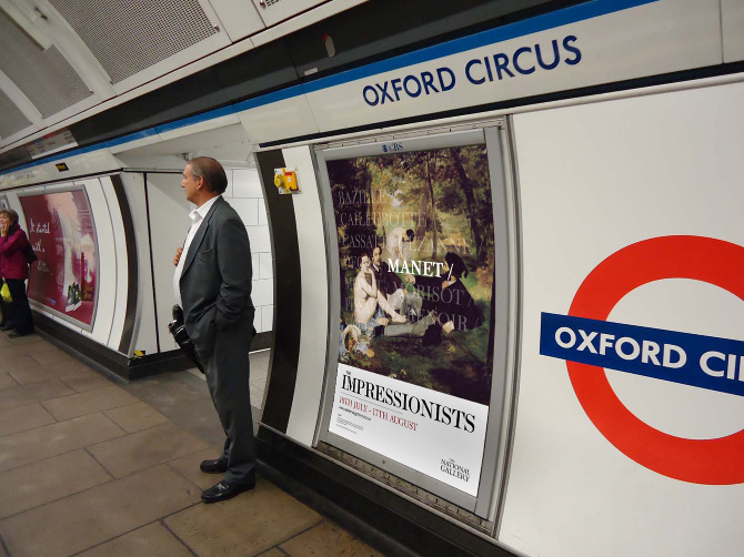 National Gallery The Impressionists Paweł Adamek Graphic Design