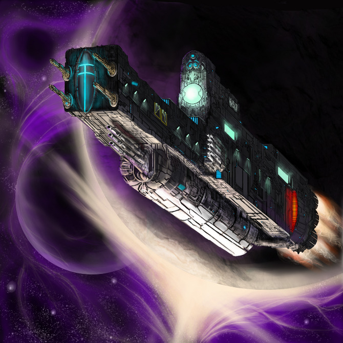 Heavy Cruiser (Dark Expanse) - www.alexschnarr.com