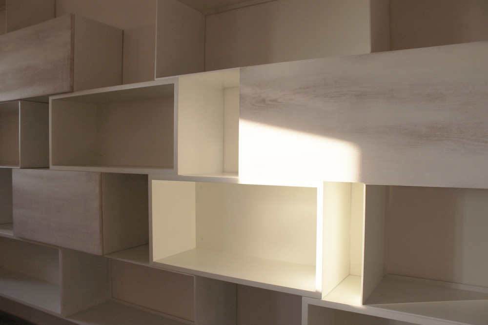 Fluid and Aluminium. Design, bookcases - raoul.gilioli
