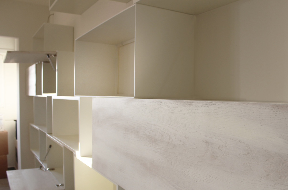 Fluid and Aluminium. Design, bookcases - raoul.gilioli