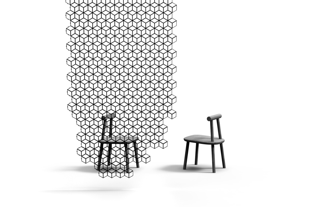 Cube Curtain - TOBIAS PITCHER