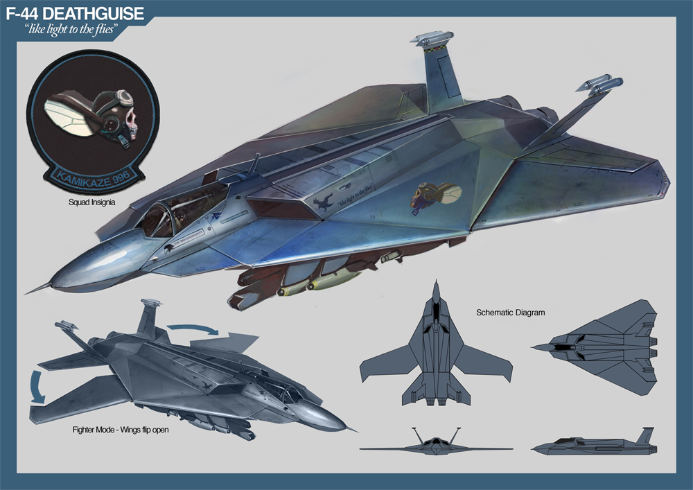 F-44 Deathguise Fighter - defiantalliant