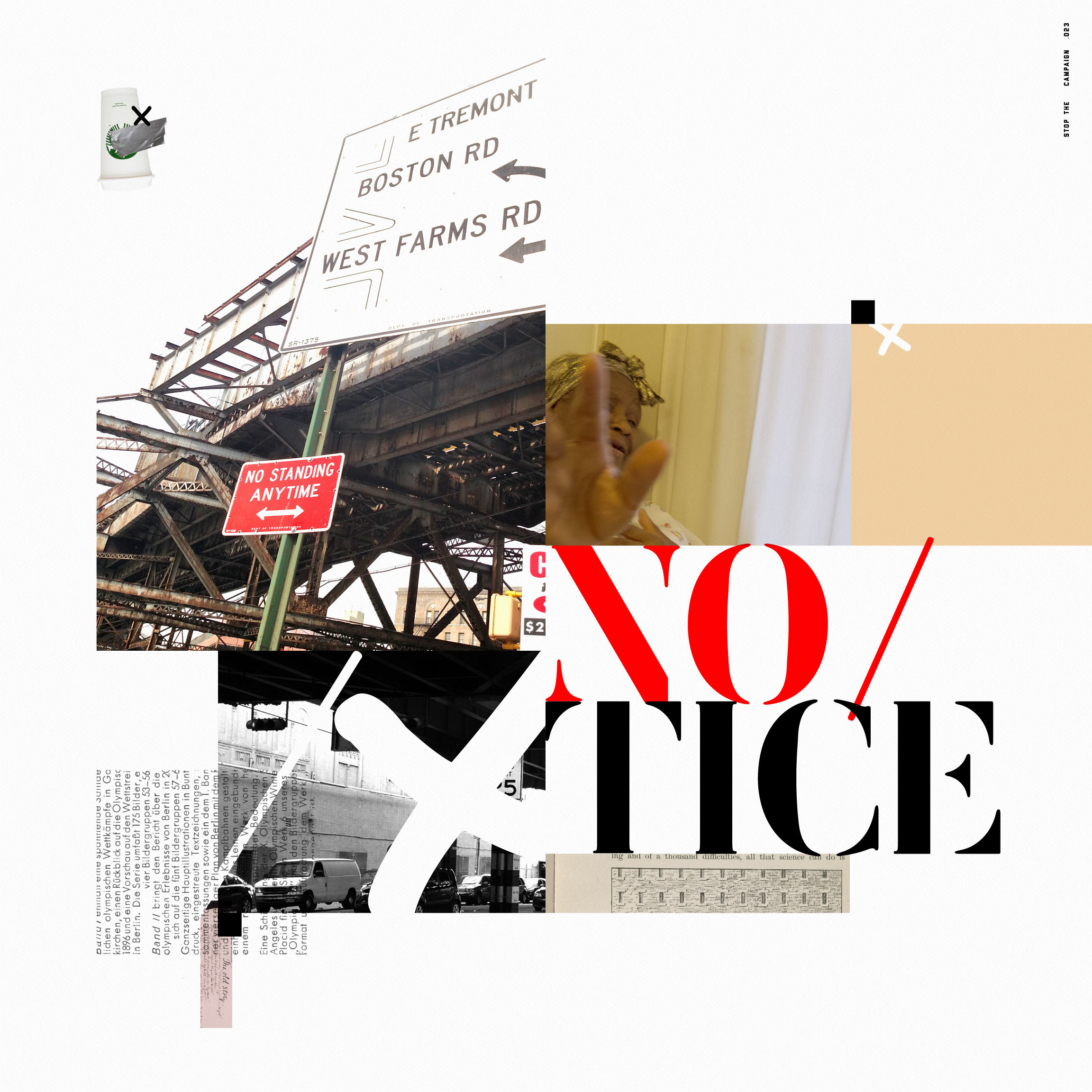No notice - Stop The Campaign | A curated poster initiative | Thnk.