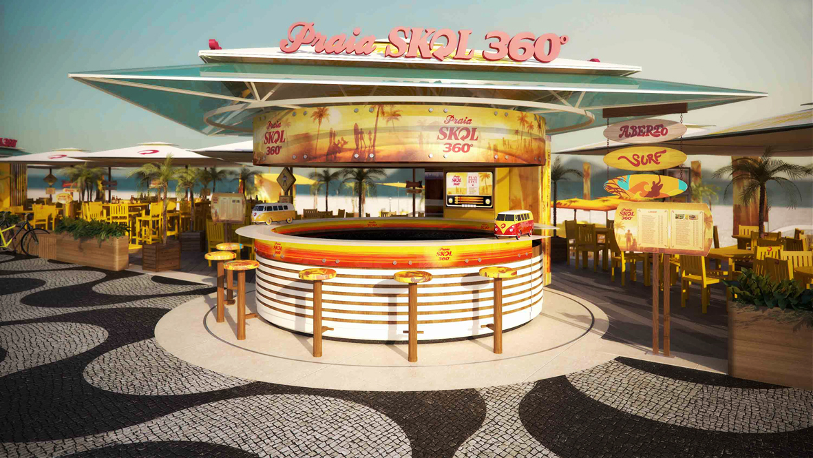 Quiosque Skol - Portfolio Dani Cabral
