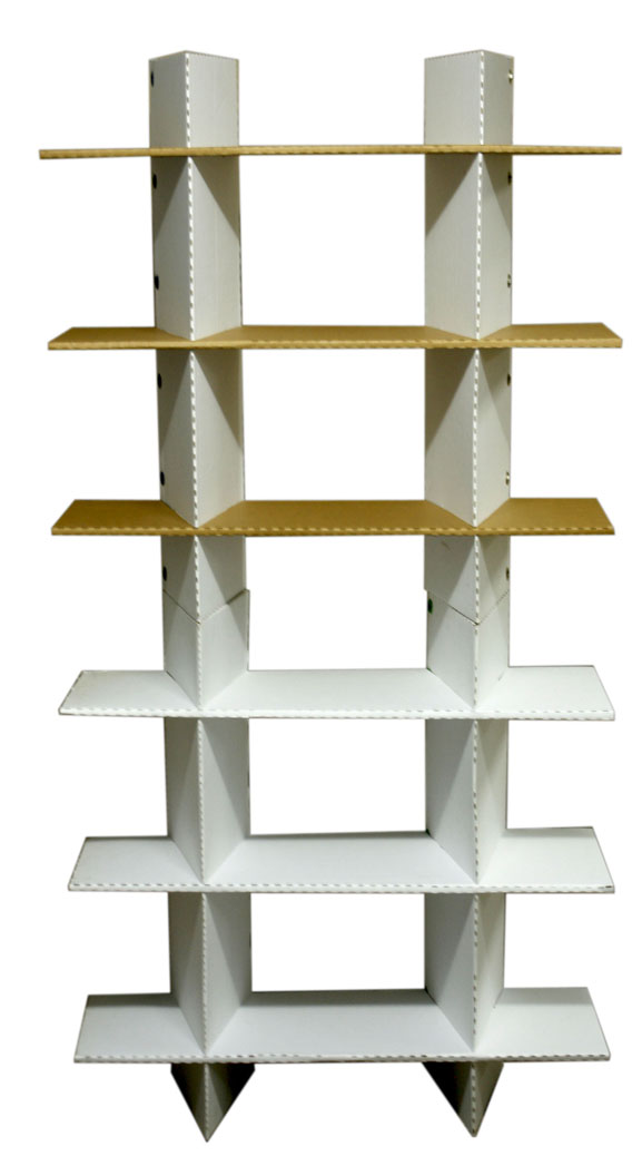 corrugated modular shelving - ranadesign