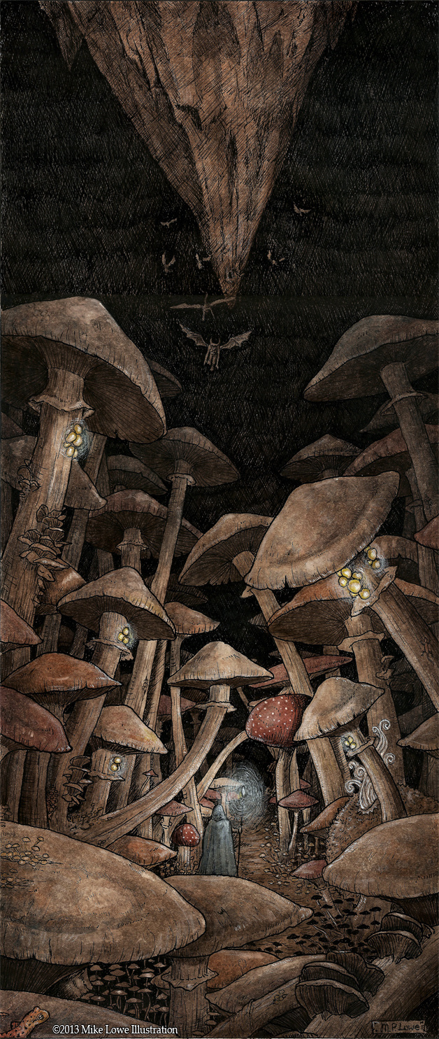 Approach to Xoveron’s Horn - Mike Lowe Illustration