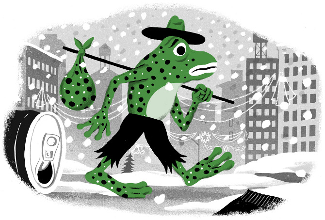 The Christmas Frog - www.bjornlie.com