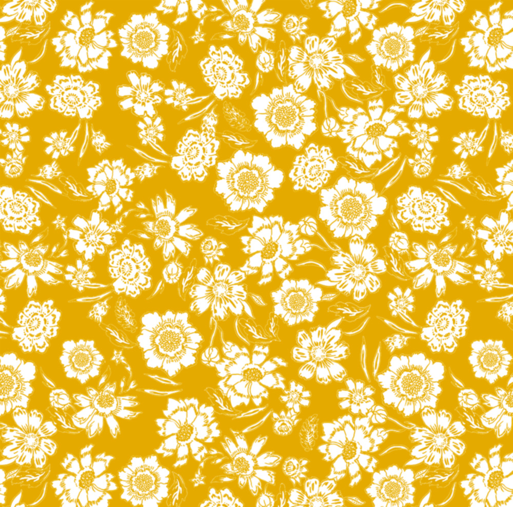 Floral Pattern Marigold SS15 - VOLCIA PORAKH