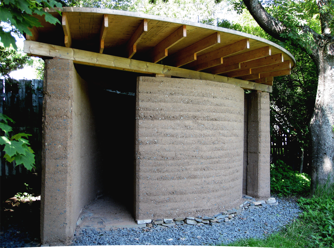 Rammed Earth Shed - Sophie Brauer