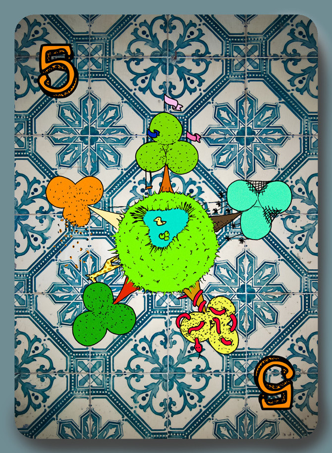 Funky Aardvark playing cards - Tang Mu