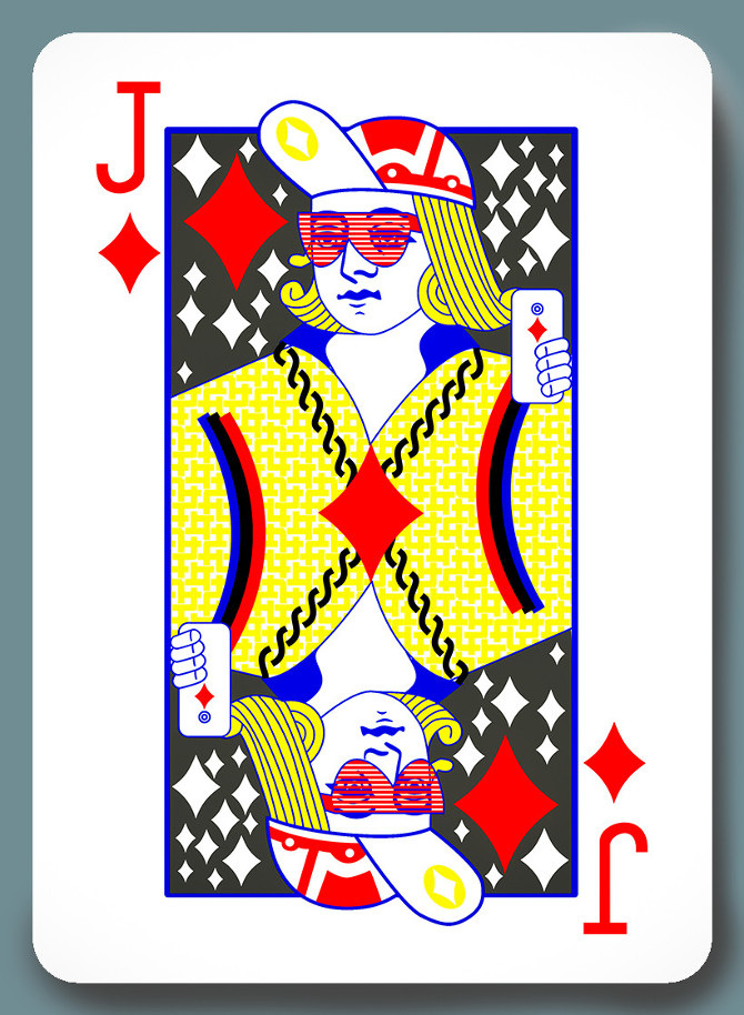 Funky Aardvark playing cards - Tang Mu