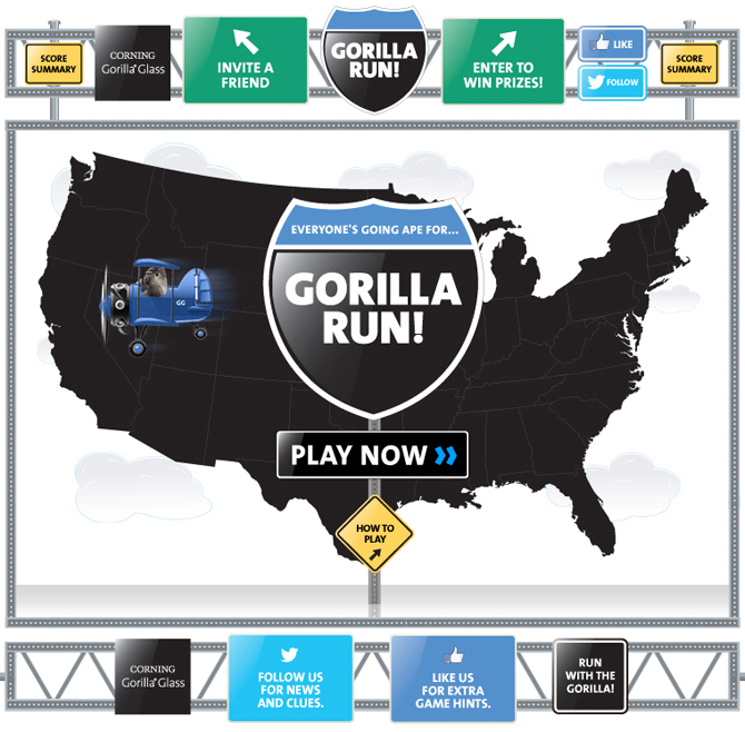 Gorilla Run! Facebook Game - TOM LUCENTE » WRITER AND CREATIVE DIRECTOR