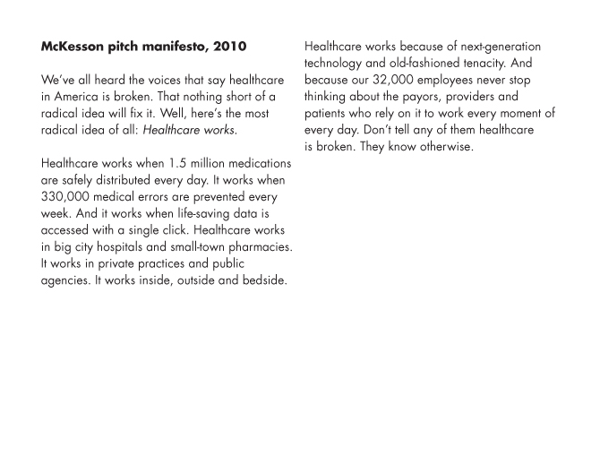 Manifesto Examples - TOM LUCENTE » WRITER AND CREATIVE DIRECTOR