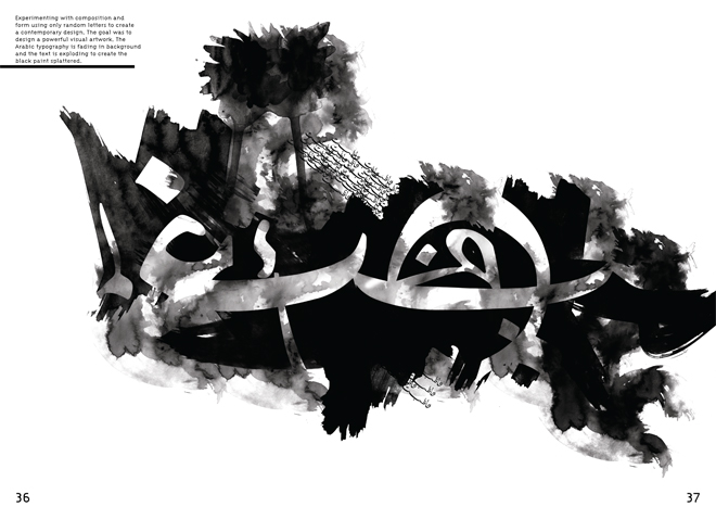 Arabic Typography Book - portfolio