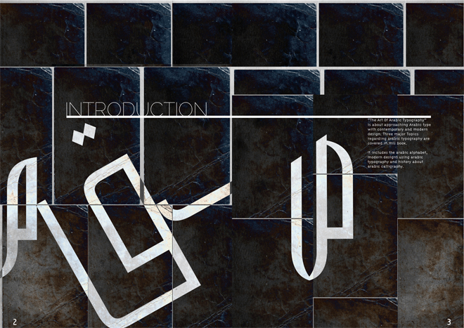 Arabic Typography Book - portfolio