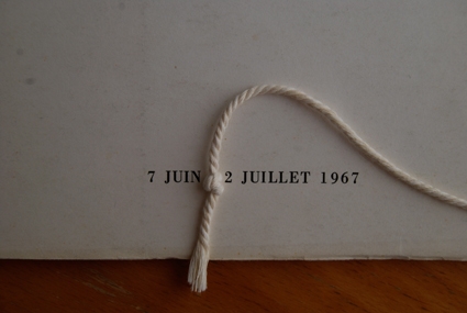 Duchamp's mile of string from Paris to New Canaan - www.pierreportelli.com
