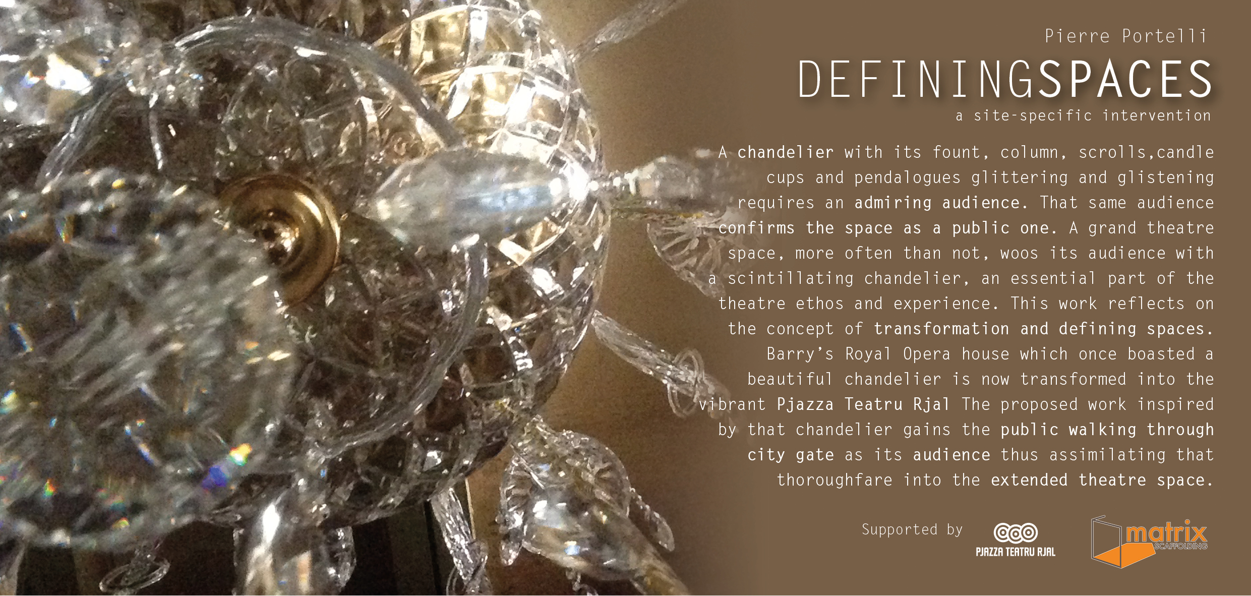 DEFINING SPACES - www.pierreportelli.com