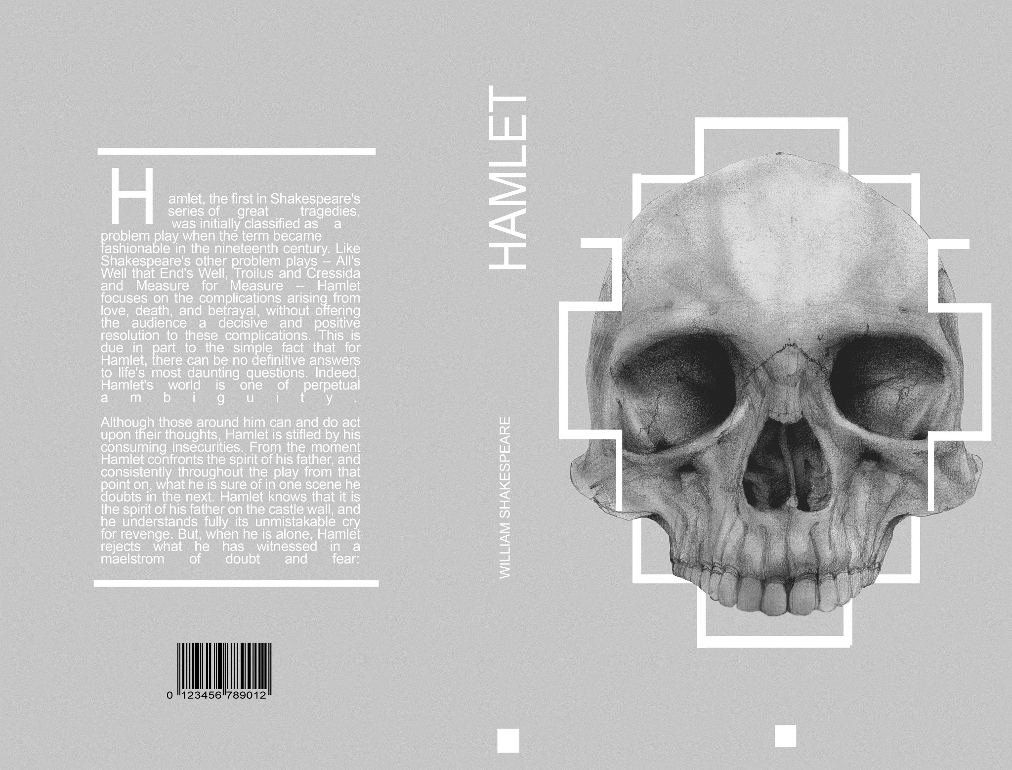 Hamlet Book Cover - Andrei Nicolescu