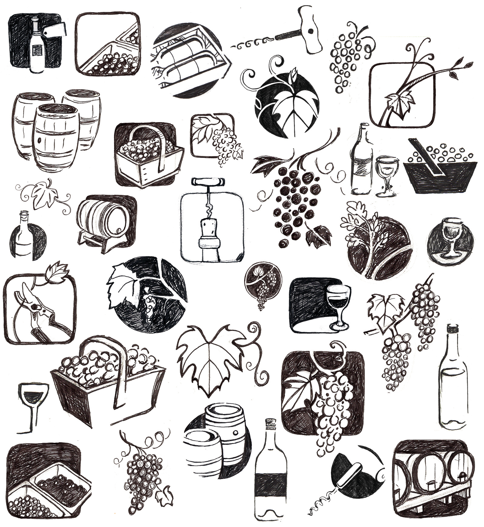 winemaking process - jamie ritzer—graphic designer