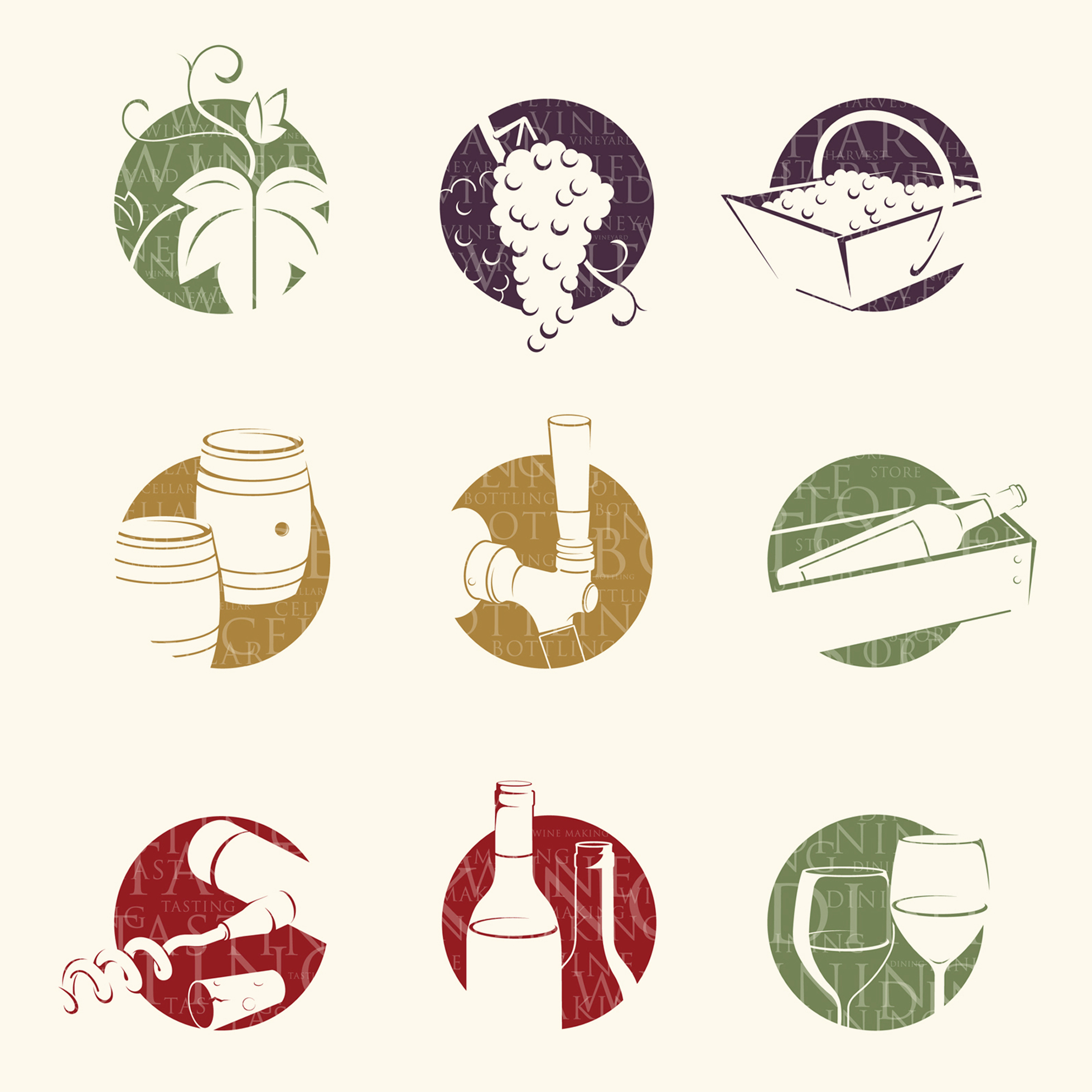 winemaking process - jamie ritzer—graphic designer