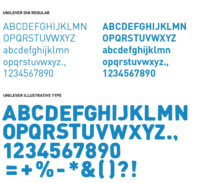 Unilever: 2012 A New Identity - Spencer Cathcart Art Direction & Design